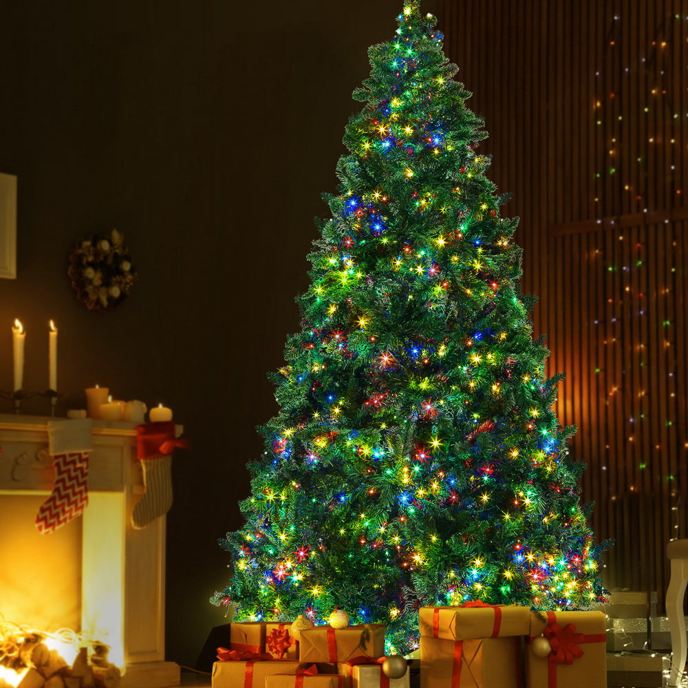 7FT / 2.1M Christmas Tree – 1000 Tips – Pre-lit 1134 Multi-Colour LED