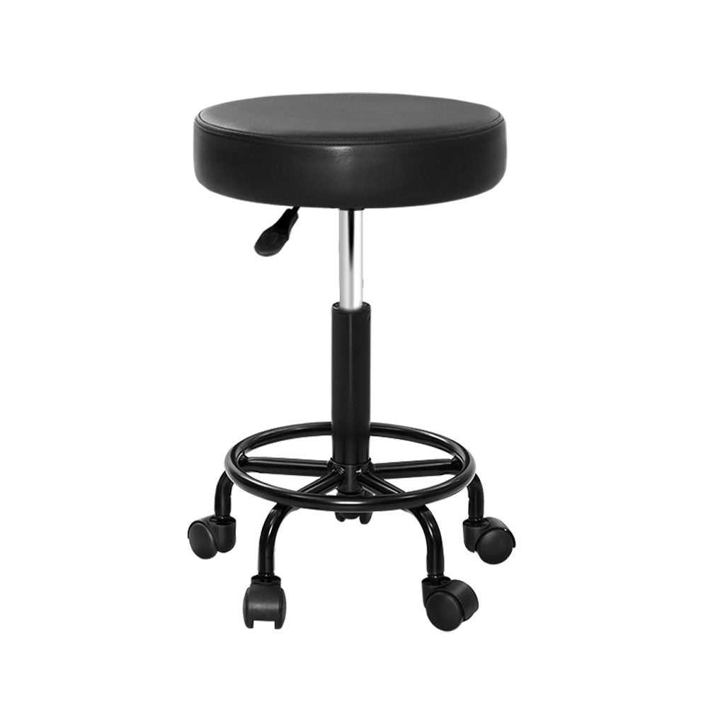 Round Salon Stool Stools Black Swivel Barber Hair Hydraulic Chairs Lif